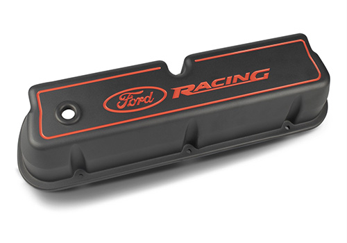 FORD RACING LOGO DIE-CAST VALVE COVERS BLACK | Accessories | Ford.com