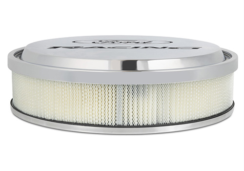 FORD RACING SLANT EDGE AIR CLEANER CHROME | Accessories | Ford.com