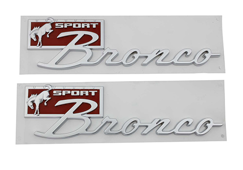 2021-2025 BRONCO SPORT SCRIPT FENDER BADGE KIT | Accessories | Ford.com