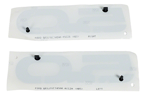 Mustang 2015-2024 5.0L Black Fender Emblems/Badges - Pair | Accessories ...