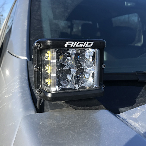 Ranger RIGID® Ford Performance Hood Hinge-Mounted Off Road Light Kit ...
