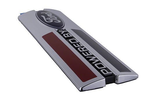 Powered by Ford Classic Fender Badge | Accessories | Ford.com