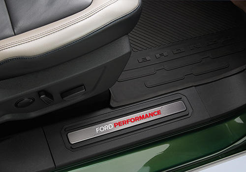 Bronco 2021+ Ford Performance Sill Plate Kit | Accessories | Ford.com