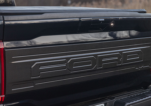 F-150 Raptor Carbon Fiber Tailgate Panel - Gloss | Accessories | Ford.com
