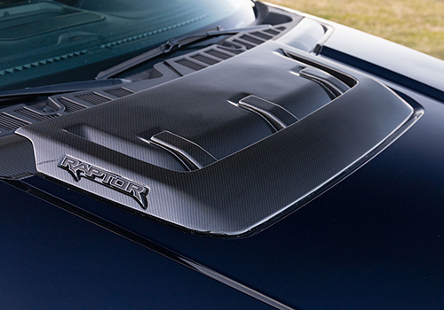 F-150 Raptor Carbon Fiber Hood Vent & Trim - Gloss | Accessories | Ford.com