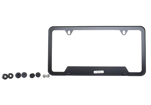 Ford Performance License Plate Frame-Black Stainless Steel ...