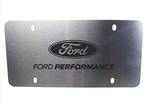 Ford Performance Stainless Steel Marque Plate | Accessories | Ford.com