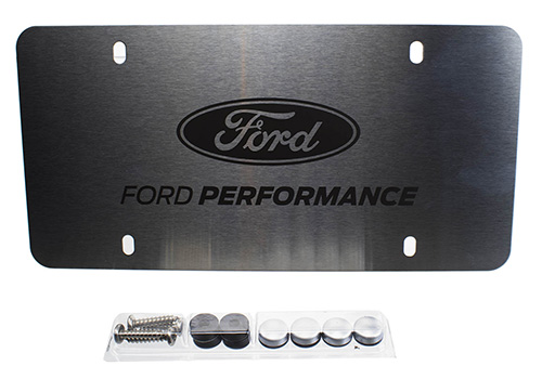 Ford Performance Stainless Steel Marque Plate | Accessories | Ford.com