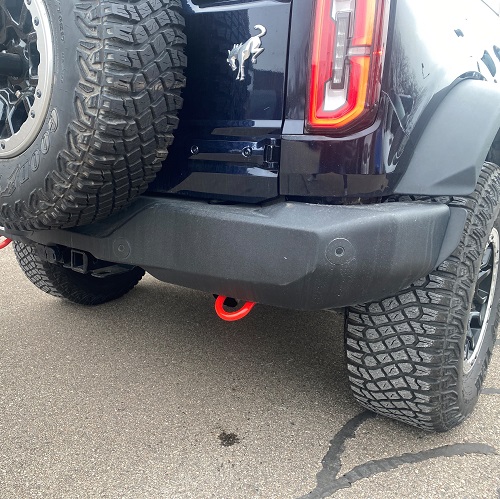 2021-2023 BRONCO REAR TOW HOOK PAIR-RED| Part Details for M-18954-BTHR ...