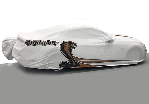 50TH ANNIVERSARY COBRA JET CAR COVER | Accessories | Ford.com