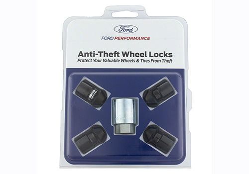 M12 X 1.5 BLACK SECURITY LUG NUT KIT OF 4 | Accessories | Ford.com