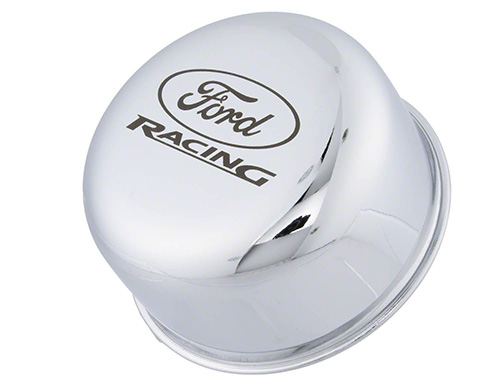 Chrome Breather Cap with Ford Racing Logo | Accessories | Ford.com