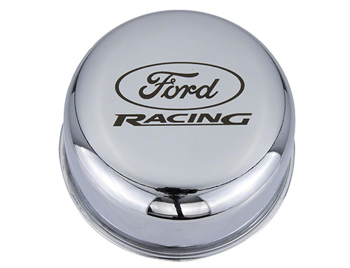 Chrome Breather Cap with Ford Racing Logo | Accessories | Ford.com