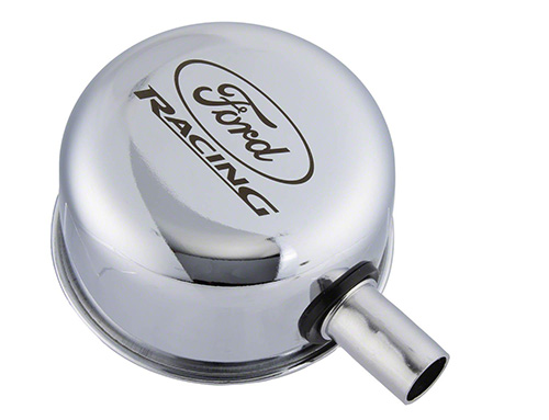 Chrome Breather Cap with Ford Racing Logo | Accessories | Ford.com